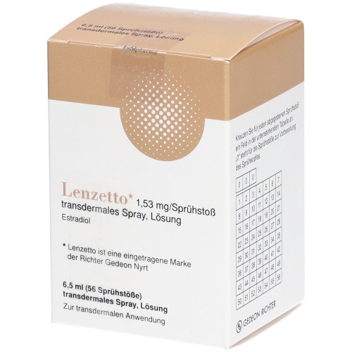 Lenzetto：首款雌二醇喷雾用于激素替代疗法 - 德国大药房 进口药品前沿资讯 德国原研药 医药科研 德国处方药 参比制剂